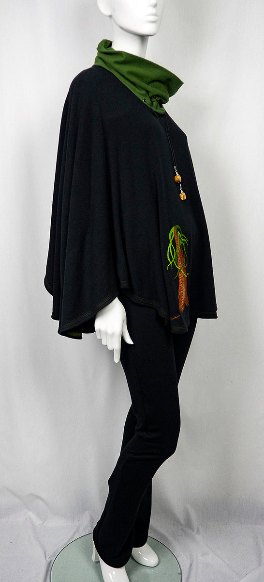 Ancient Redwood Cedar Spirit Poncho – The Stephanie Show